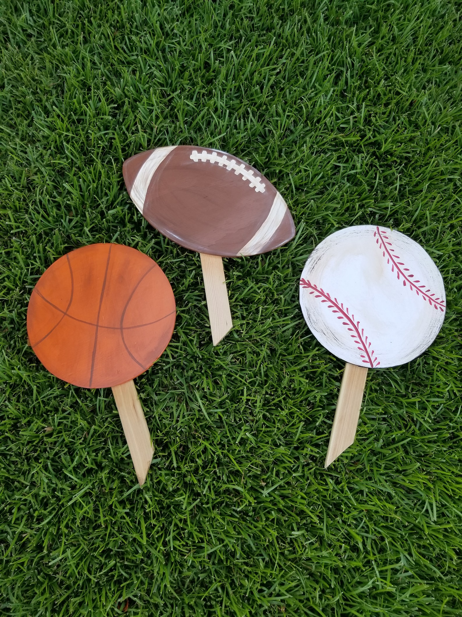 Football,baseball or Basketball Sports Yard Stake, Tailgate Party ...