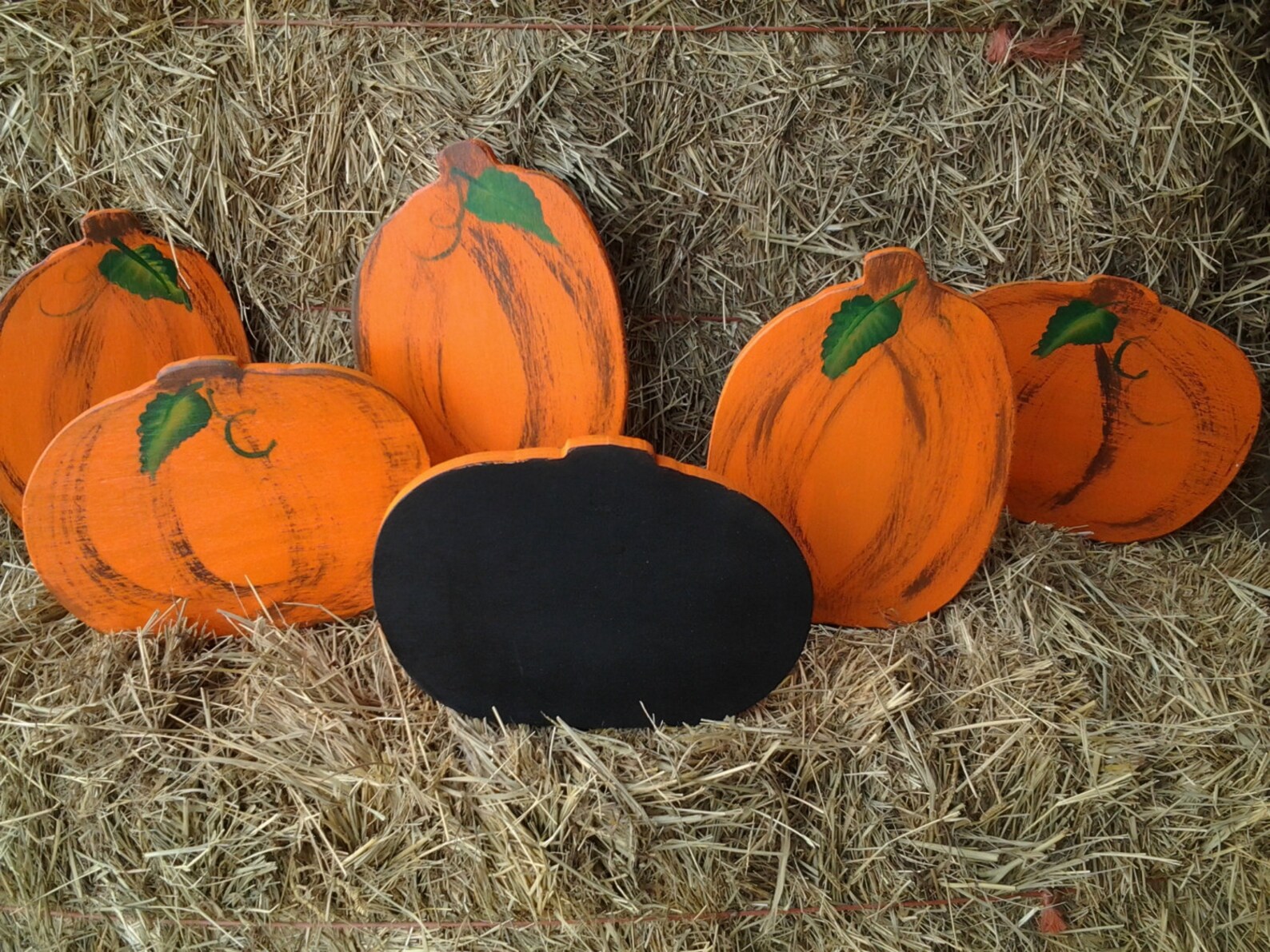 Small Pumpkin Patch Set Fall Outdoor Decorations Pumpkin | Etsy