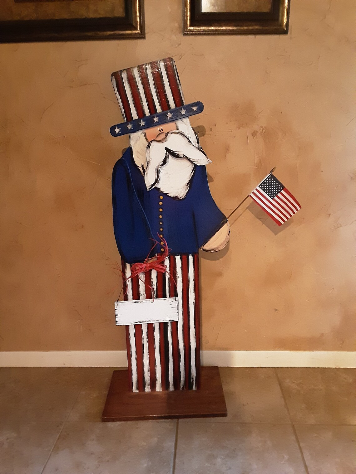 Uncle Sam Independence Day Decoration - Etsy