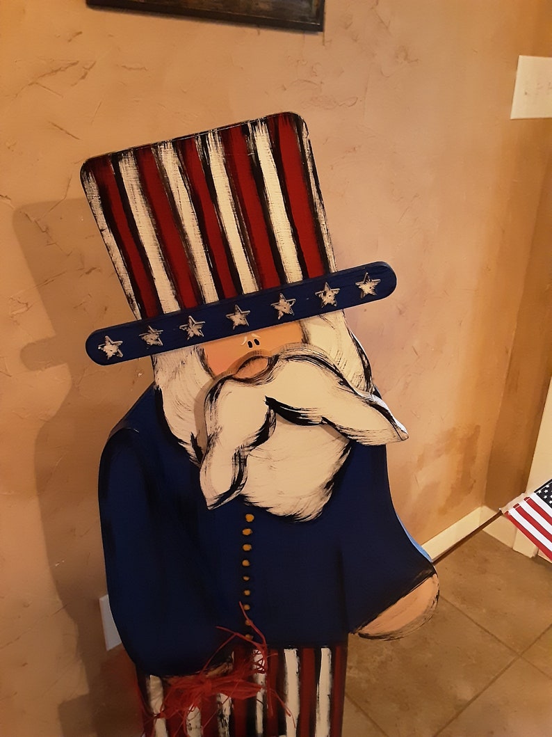 Uncle Sam Independence Day Decoration - Etsy