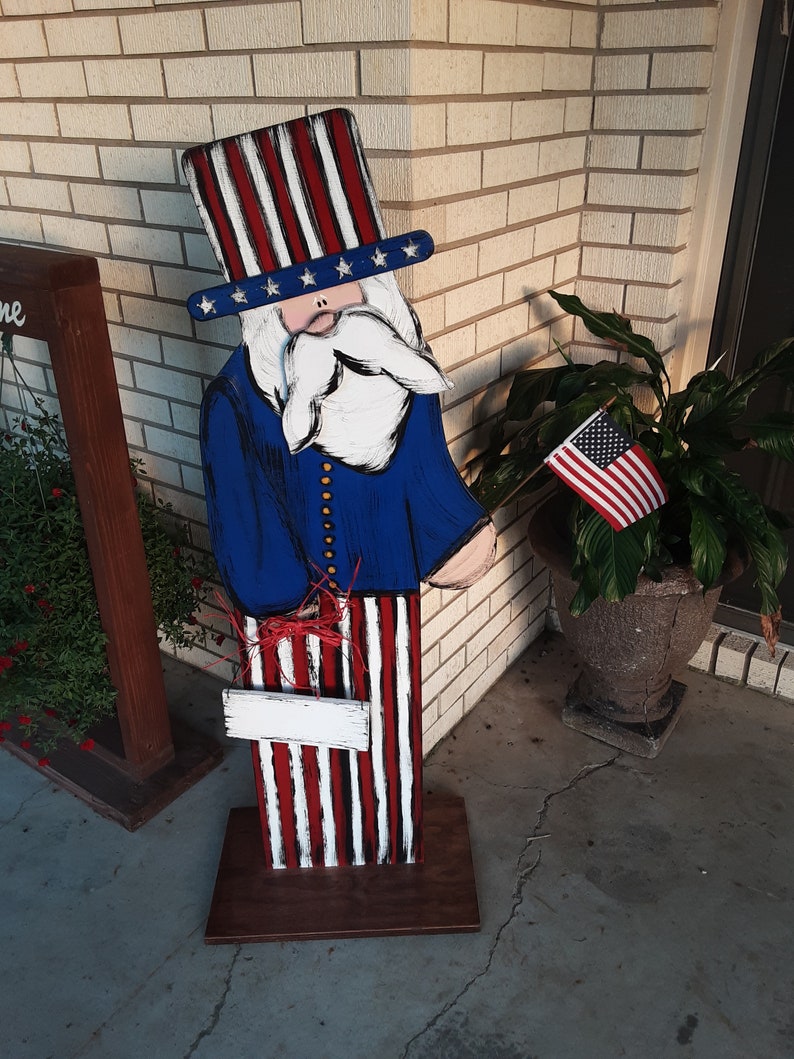 Uncle Sam Independence Day Decoration - Etsy