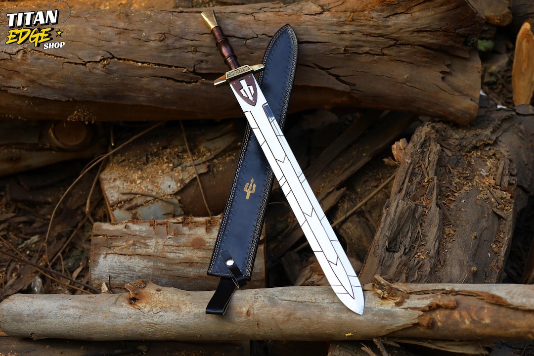 Percy Jackson Sword, Viking Sword, Steel Blade, Handmade Sword, Best ...