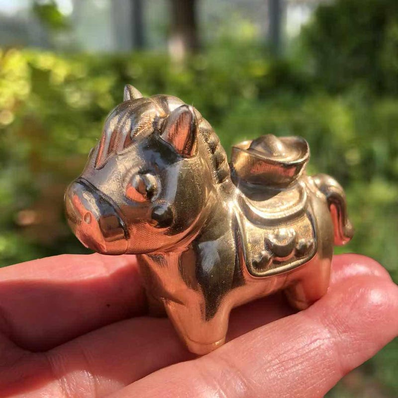 Gold Pyrite Statue - Etsy