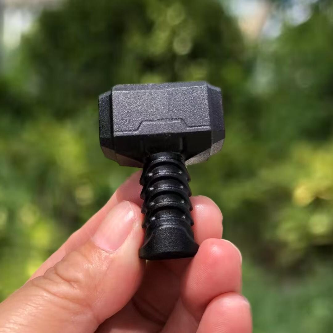 Black Obsidian Thor's Hammer: Hand-carved Mjolnir Sculpture - Etsy