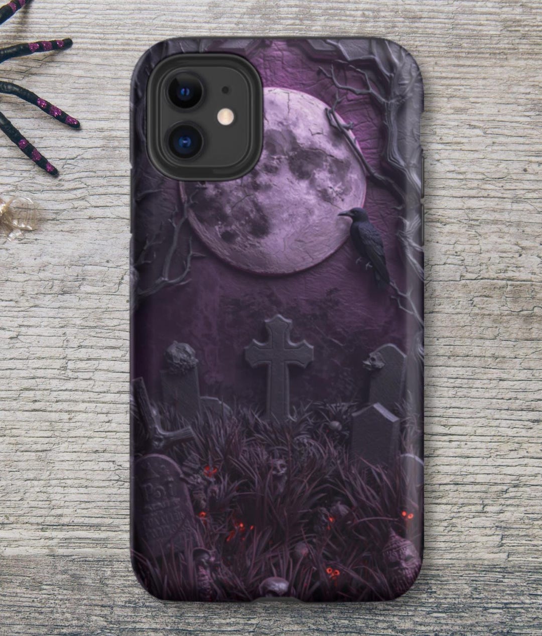 Cemetery iPhone Case | Eerie Graveyard Phone Cover - Etsy