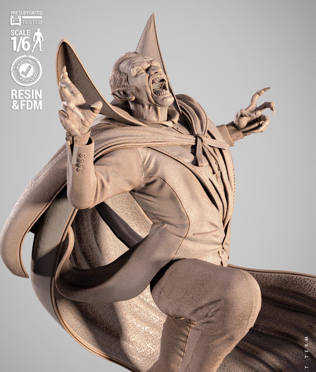 STL Model for Resin Printer Figure 3D Printing - High Quality Diorama ...