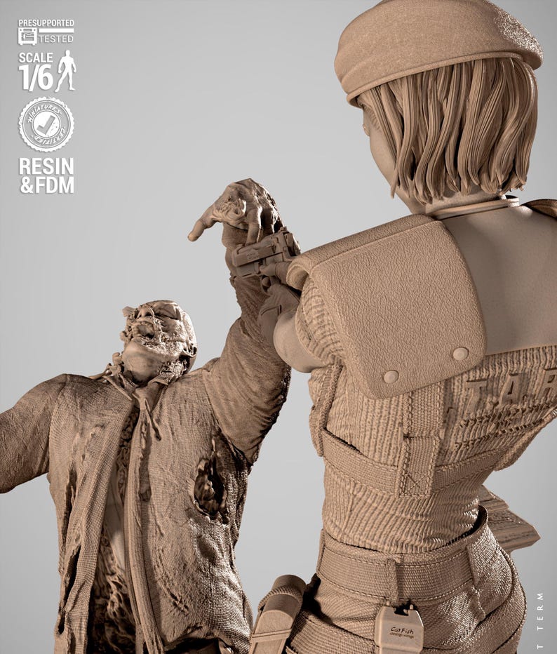 STL Model for Resin Printer Figure 3D Printing - High Quality Diorama ...