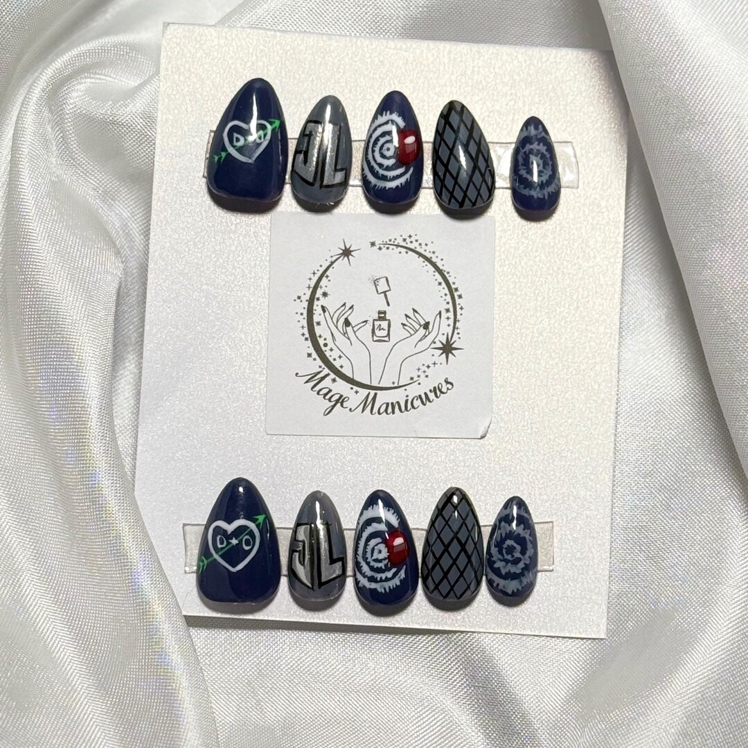Black Canary Inspired Press on Nails - Justice League Unlimited - Etsy