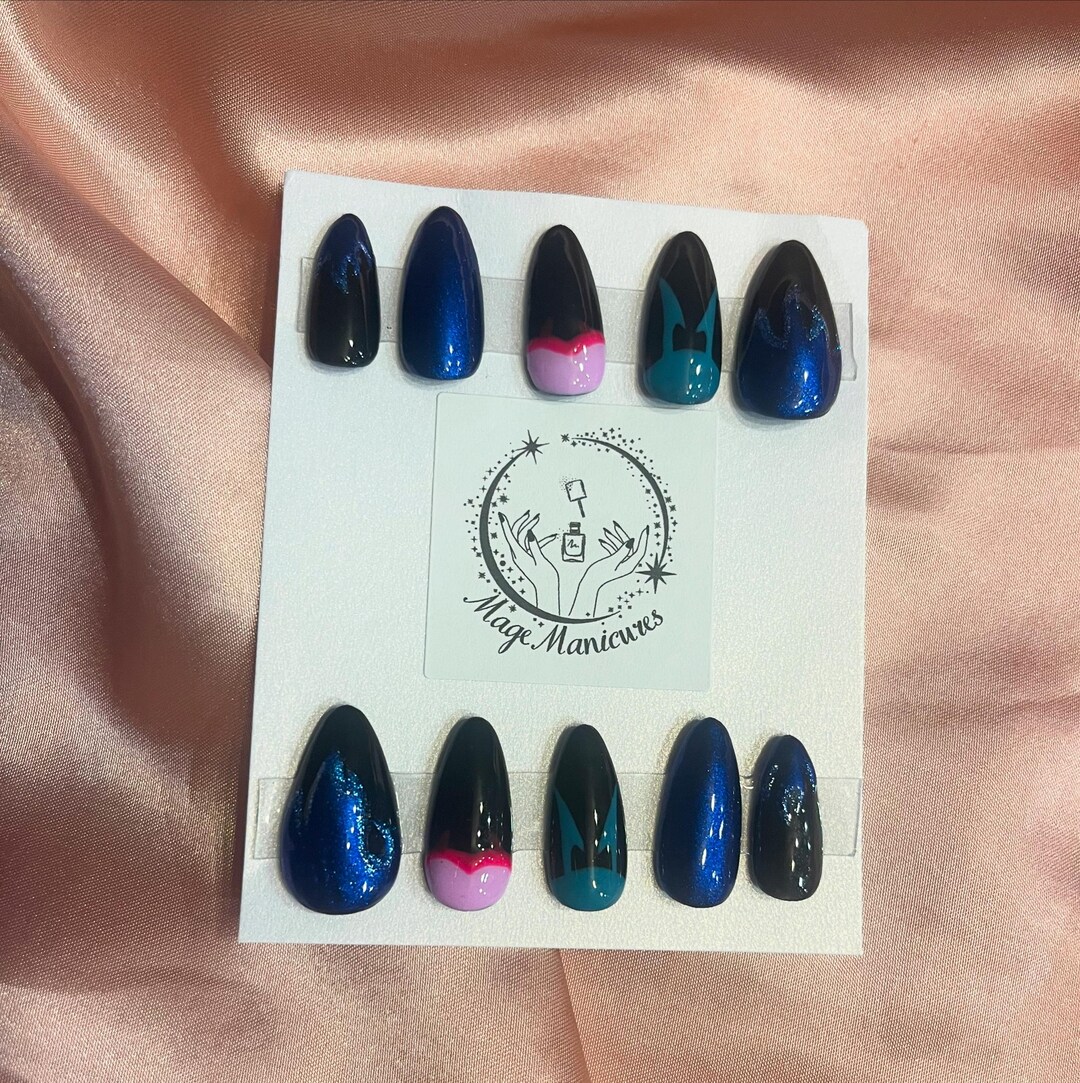 Hades Inspired Press on Nails - Hercules - Etsy
