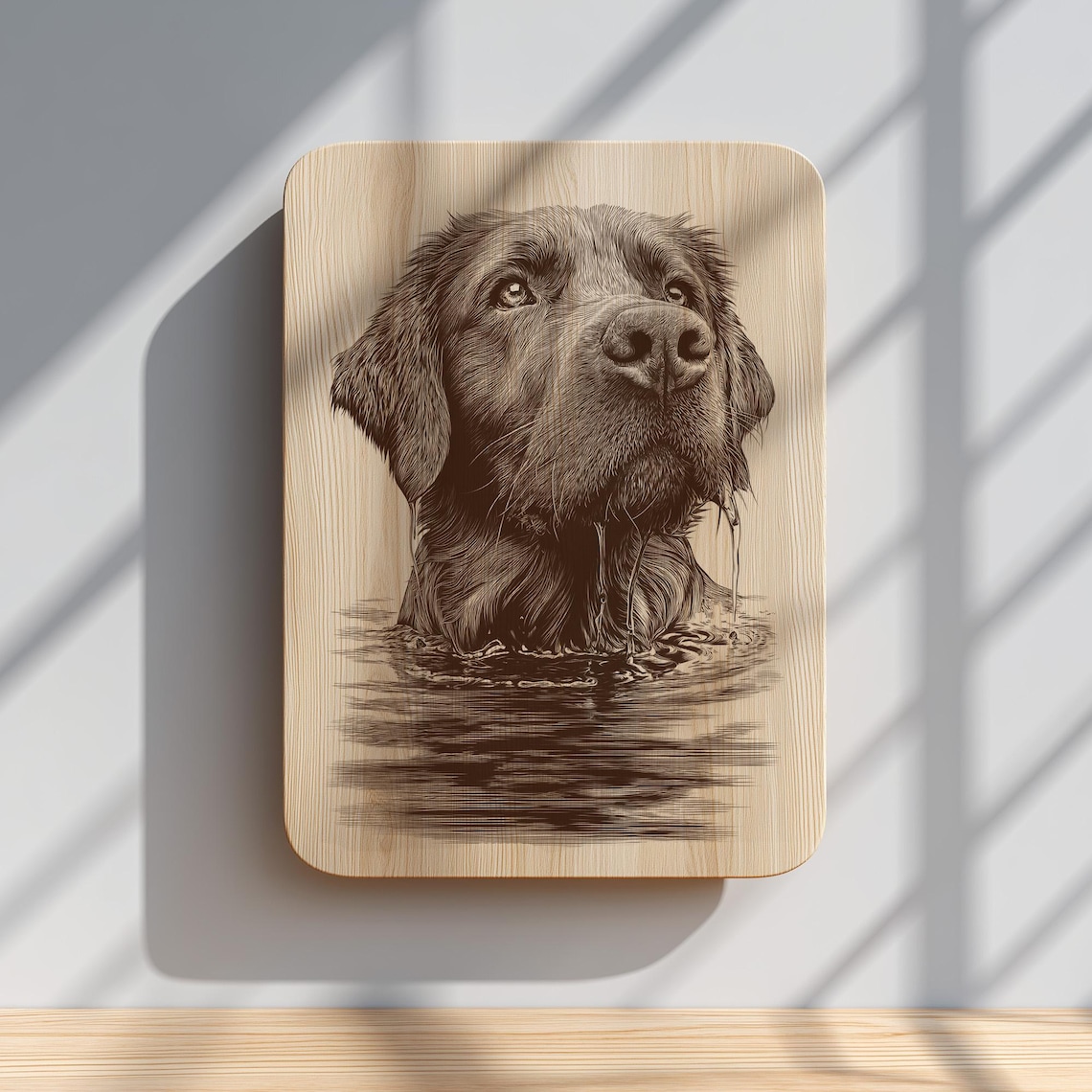 Labrador Retriever PNG | Rustic Dog Engraving Design | Pet Memorial ...