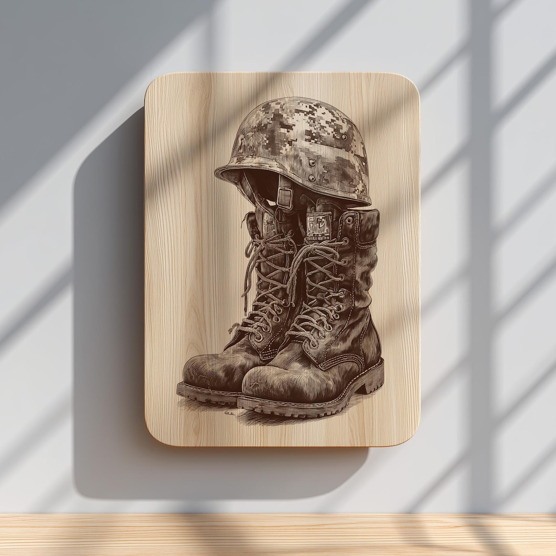 Military Boots Wood Engraving PNG | Tactical Soldier Gear Art | Rustic ...