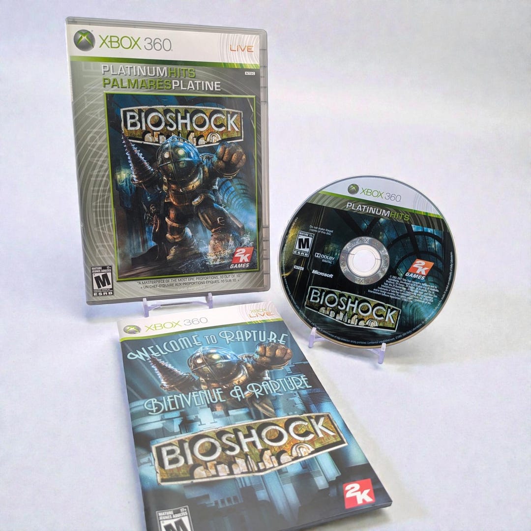 Xbox 360 Bioshock Platinum Hits (complete) - Etsy
