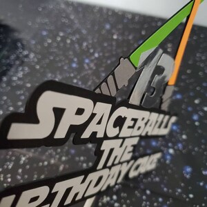 Spaceballs Cake Topper, Spaceballs Birthday Decorations Diecut ...