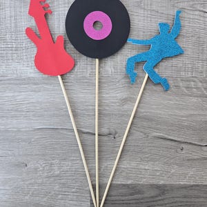 Rock N Roll Birthday, Elvis Decorations, 50s Decorations Set of 3 ...