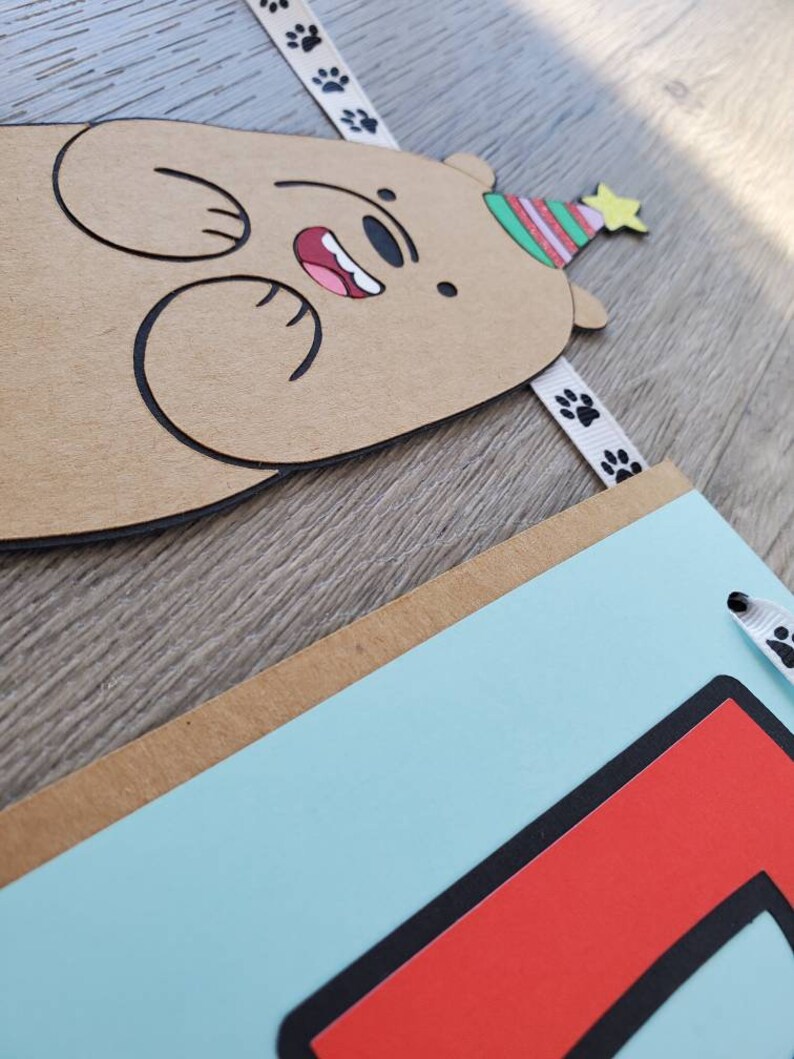 We Bare Bears Birthday Banner We Bare Bears Decorations | Etsy