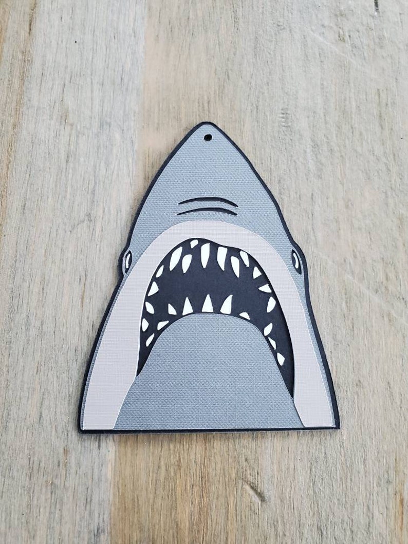 Jaws Decorations, Jaws Ornaments, Jaws Movie Props Diecut Cardstock 4 ...
