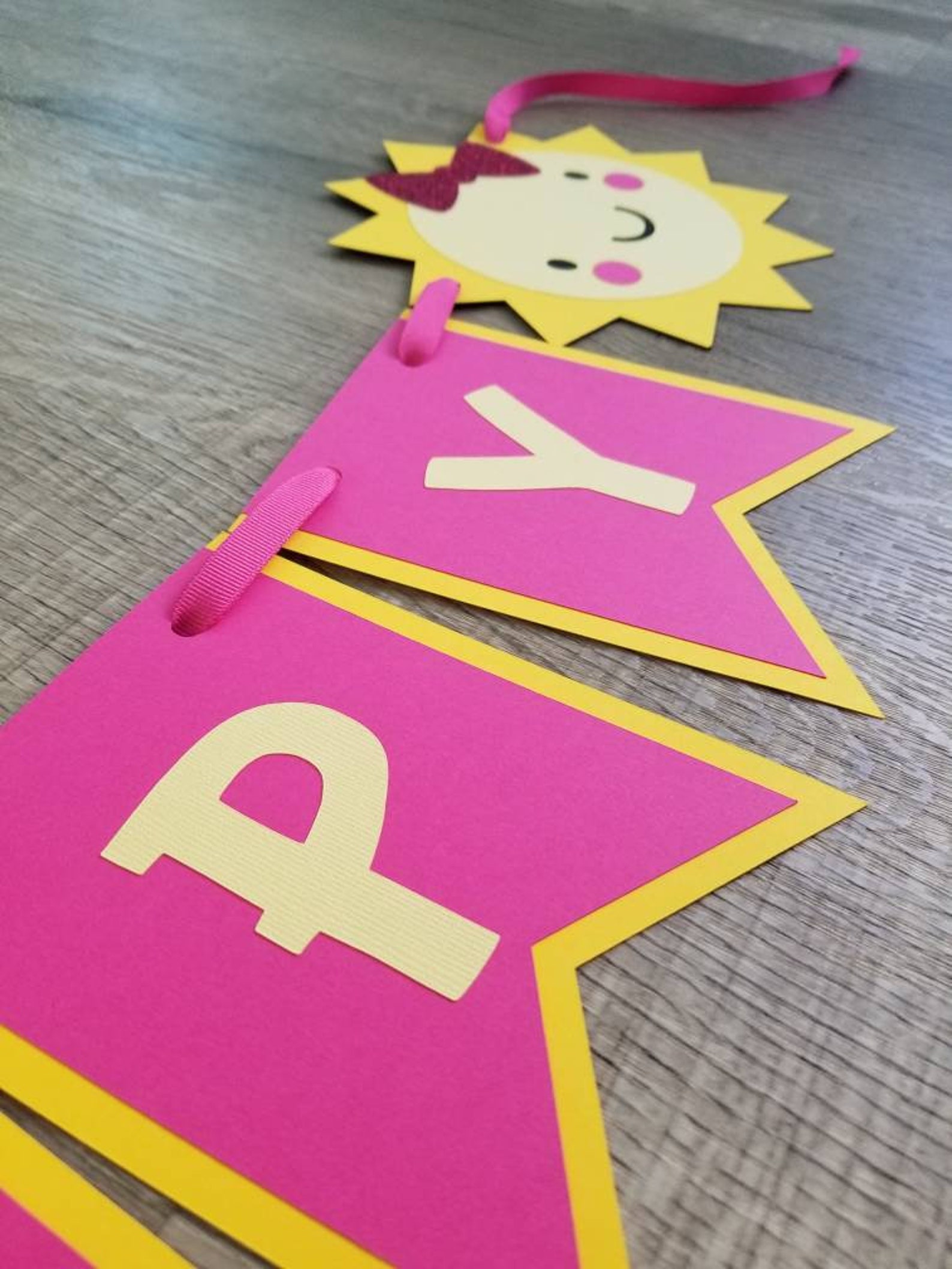 Sunshine Banner, Sunshine Birthday Decorations Sunshine Banner Diecut ...