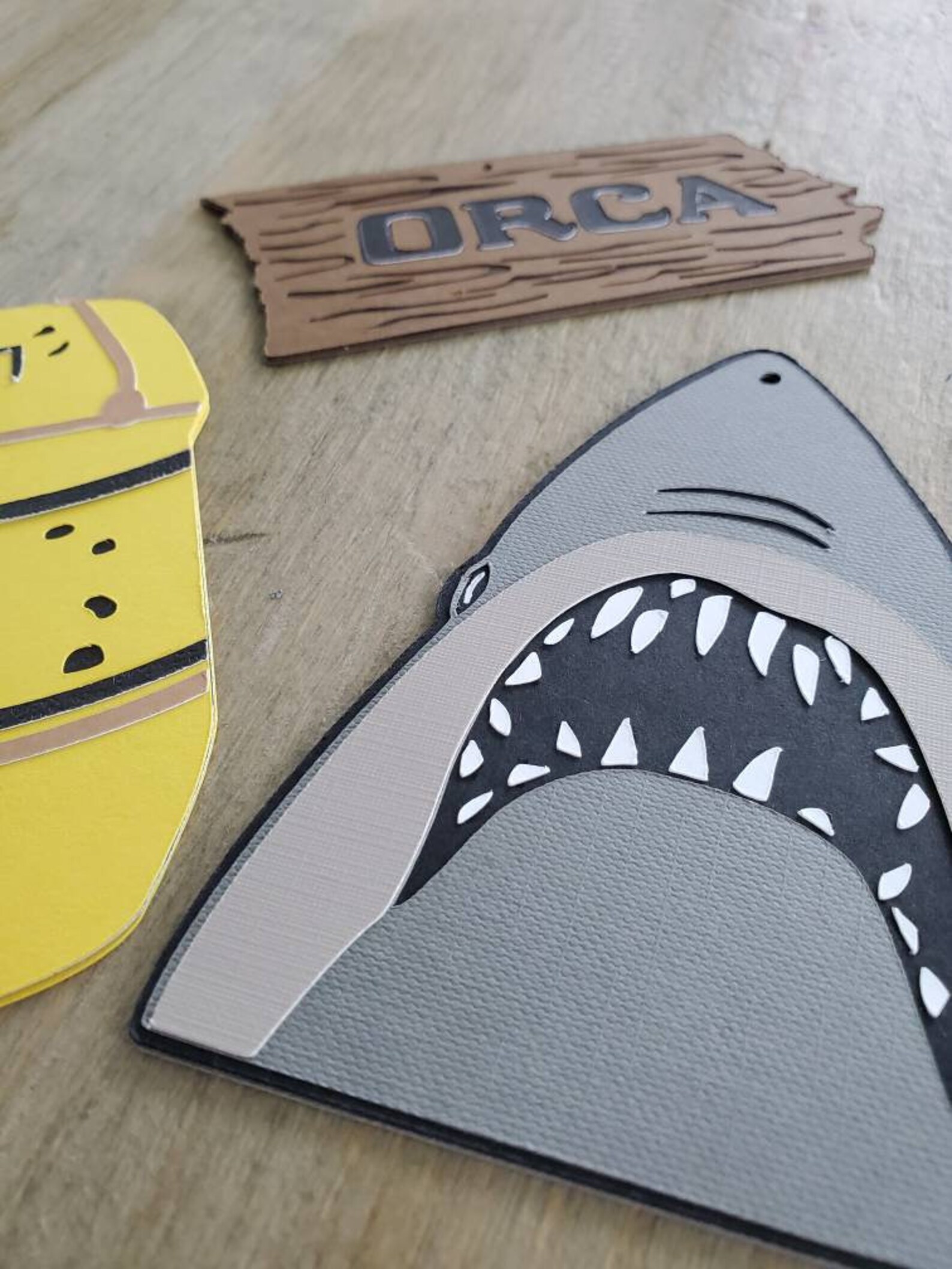 Jaws Decorations Jaws Ornaments Jaws Movie Props Diecut | Etsy