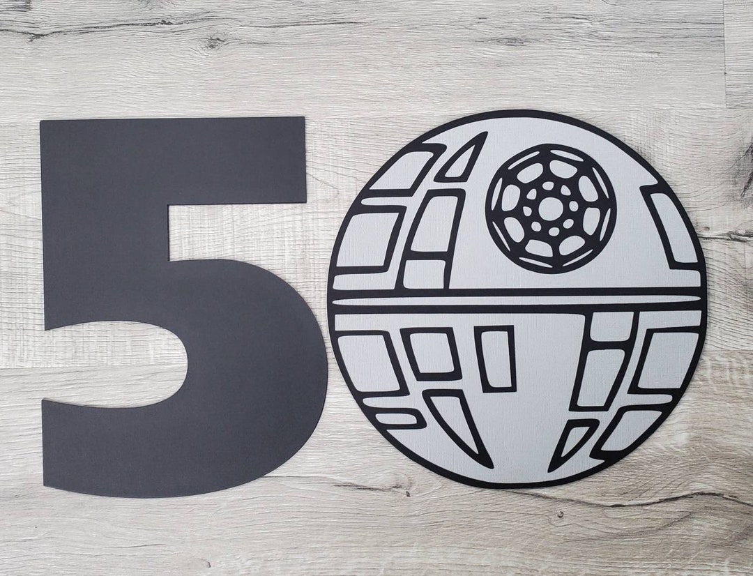 Star Wars Birthday Decorations, Star Wars 50th, Death Star, 50th ...