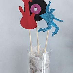 Rock N Roll Birthday, Elvis Decorations, 50s Decorations Set of 3 ...