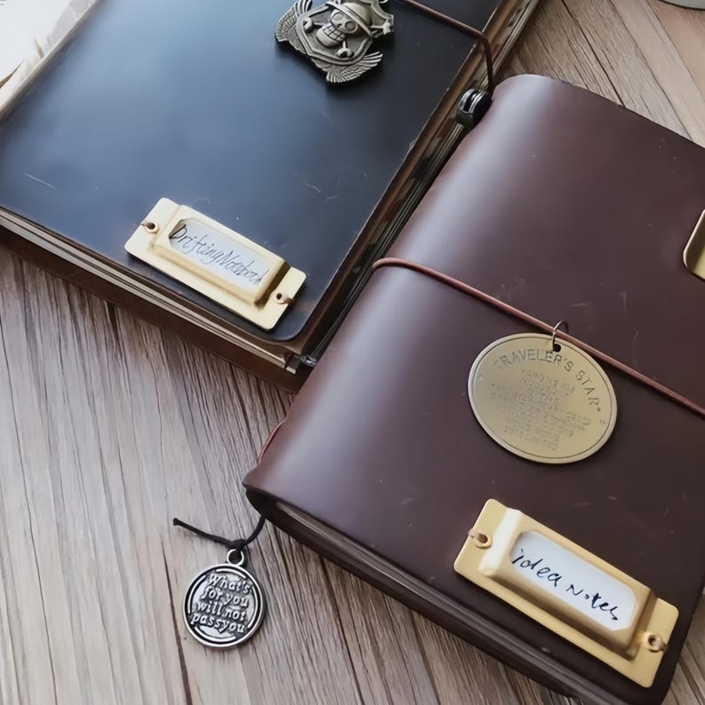 Brass Name Label Plate for Journals Albums Leather Goods Box | Bronze ...