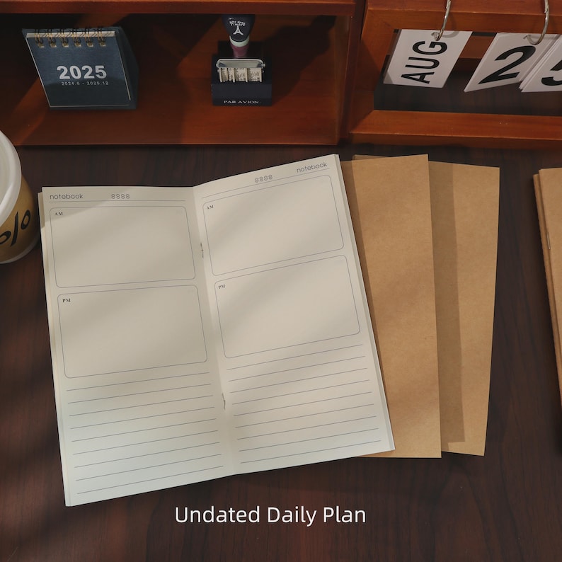 Minimalist TN Inserts | A5 Standard Portable Passport Size | Daily ...