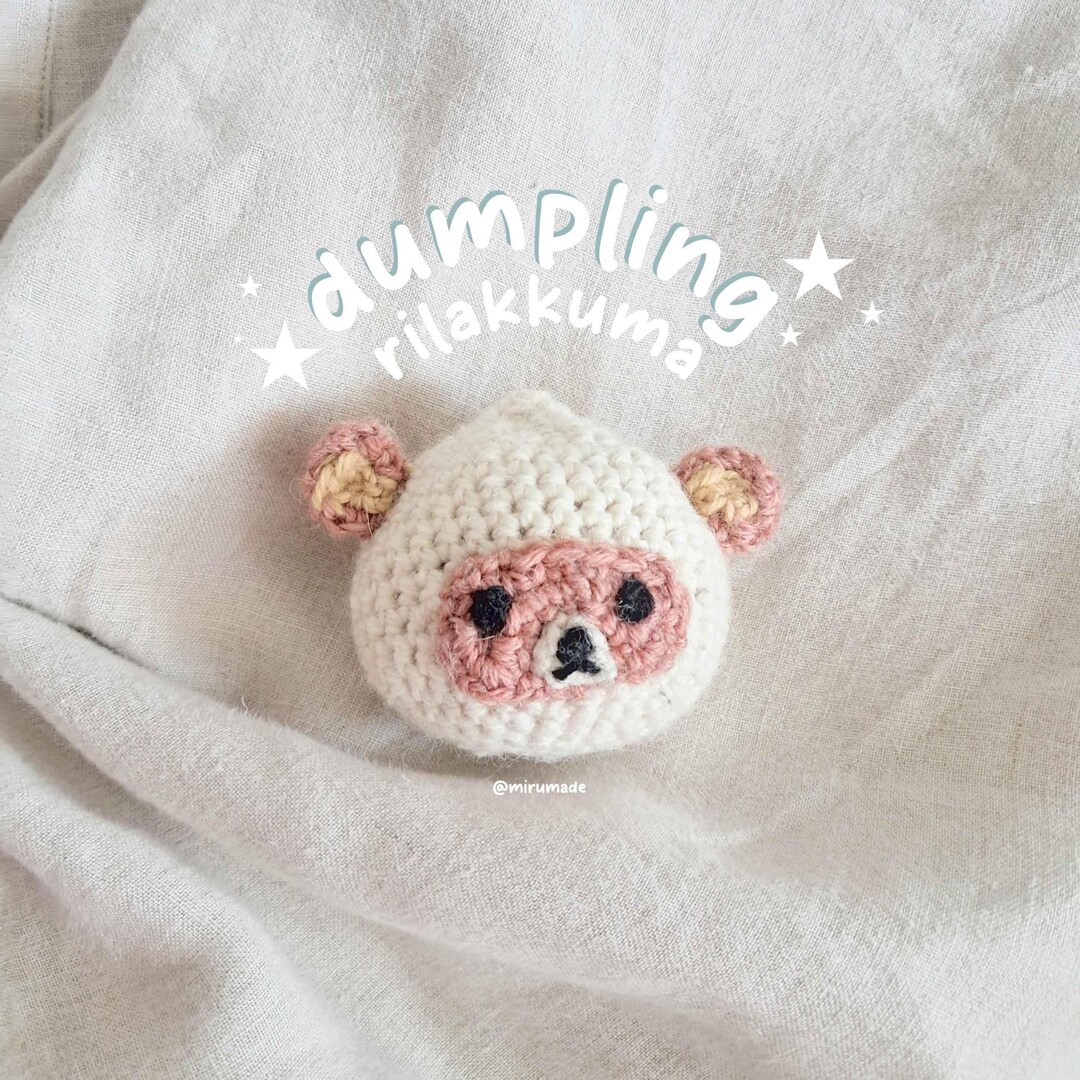 Rilakkuma Crochet Pattern: Dumpling Amigurumi Plush Tutorial (PDF ...