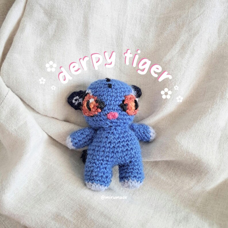 KPOP Demon Hunters Derpy Tiger Crochet Pattern | PDF Pattern - Etsy Canada