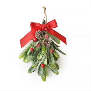 Rustic Christmas Mistletoe / Mistletoe, Christmas Party Decorations ...