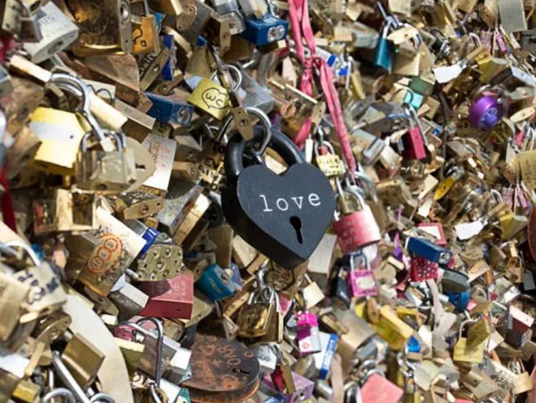 Love Lock , Wedding Lock Ceremony , Personalized Wedding Lock , Large ...