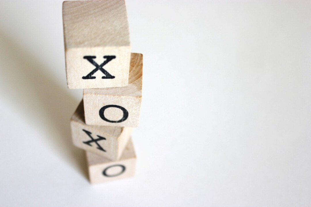 XOXO . Wooden Blocks . Xo . Hugs and Kisses . Wood Blocks . - Etsy