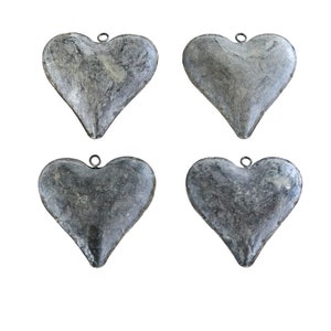 Steel Heart - Galvanized Metal Heart, Steel Anniversary Gift for Him ...
