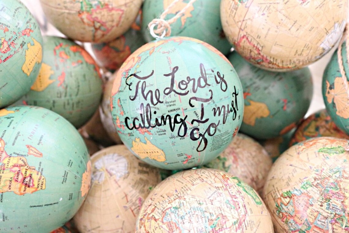 Personalized World Globe Mini Globe Travel Gifts Hand - Etsy