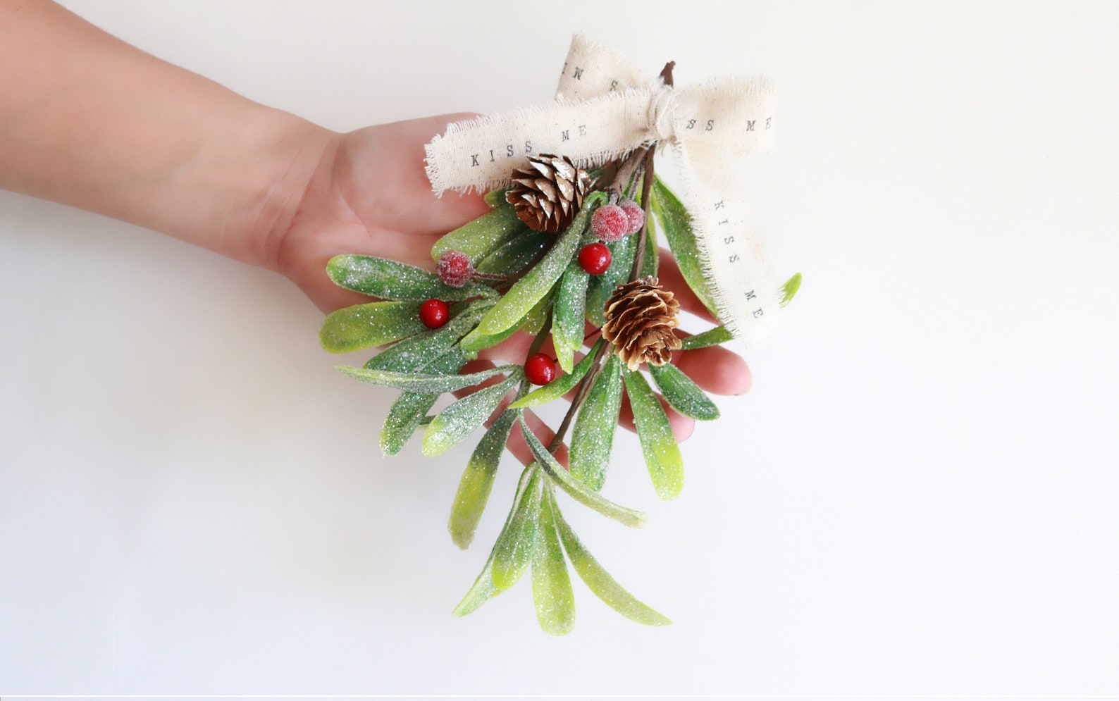 Rustic Christmas Mistletoe / Mistletoe Christmas Party - Etsy