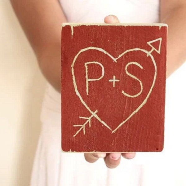 Initials Carved - Etsy