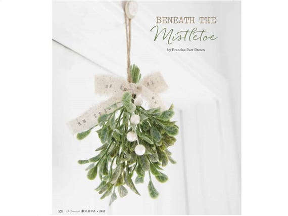 Rustic Christmas Mistletoe / mistletoe Christmas party | Etsy