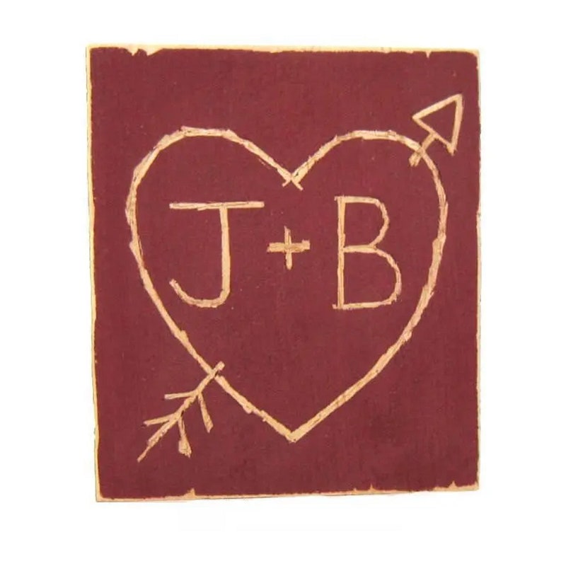 Wood Initials - Etsy