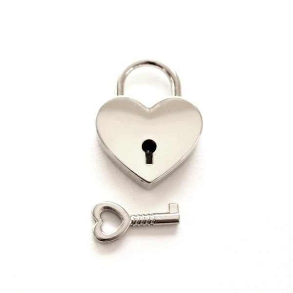 Heart Shaped Lock - Etsy