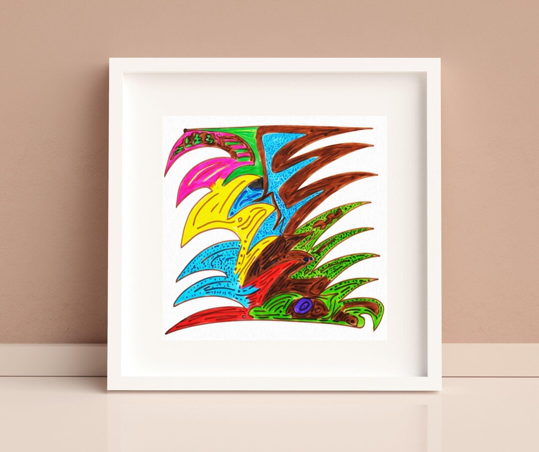 Zentangle Art, Intention 2, Healing Art, Wall Art, Print Ready ...