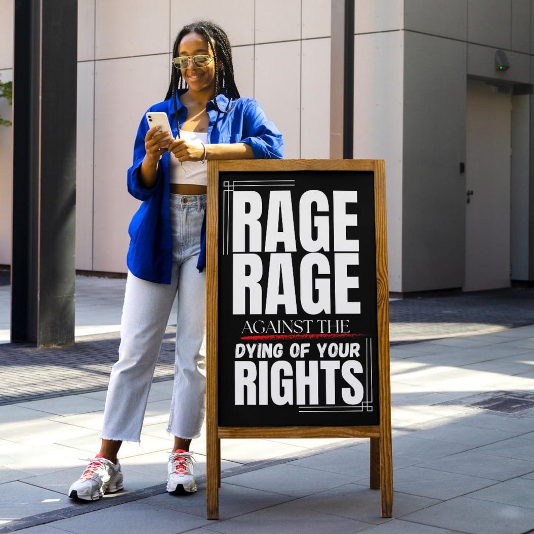Rage Against the Regime Protest Sign Digital Download, Anti-trump ...