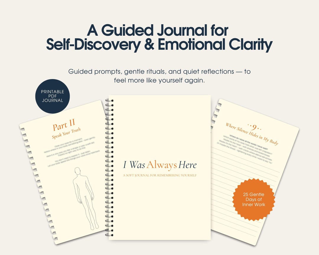 Self Reflection Journal Digital Guided Journal Prompts Inner Work ...