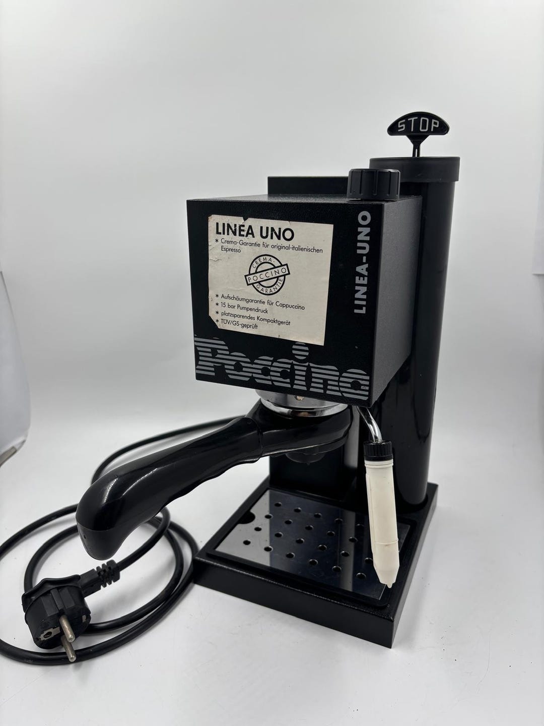 Poccino Linea Uno Espresso Machine Portafilter 15 Bar – Rare Collector ...