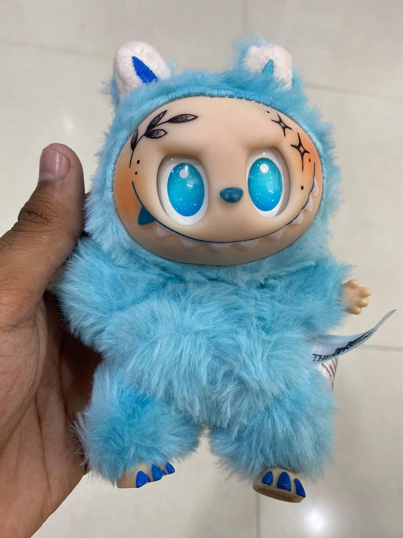 Custom Labubu Figure – Hand-Painted Labubu – Tattoo Labubu– Fantasy ...