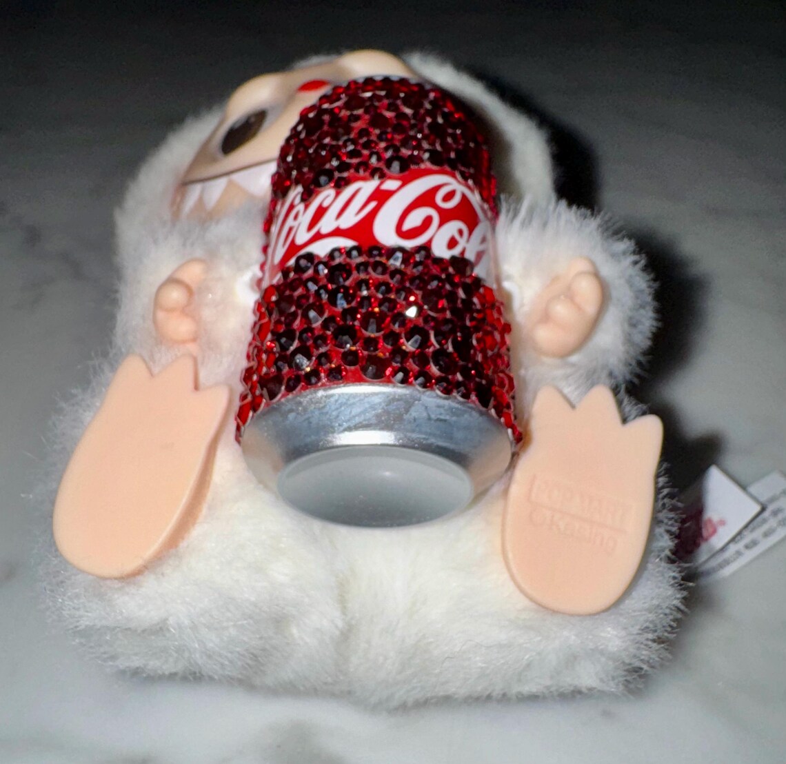 Custom Hand-jeweled Labubu (coca-cola Edition) Pop Mart Figure | One of ...