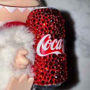 Custom Hand-jeweled Labubu (coca-cola Edition) Pop Mart Figure | One of ...