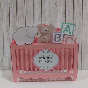 New Baby Pop up Crib Card - Etsy