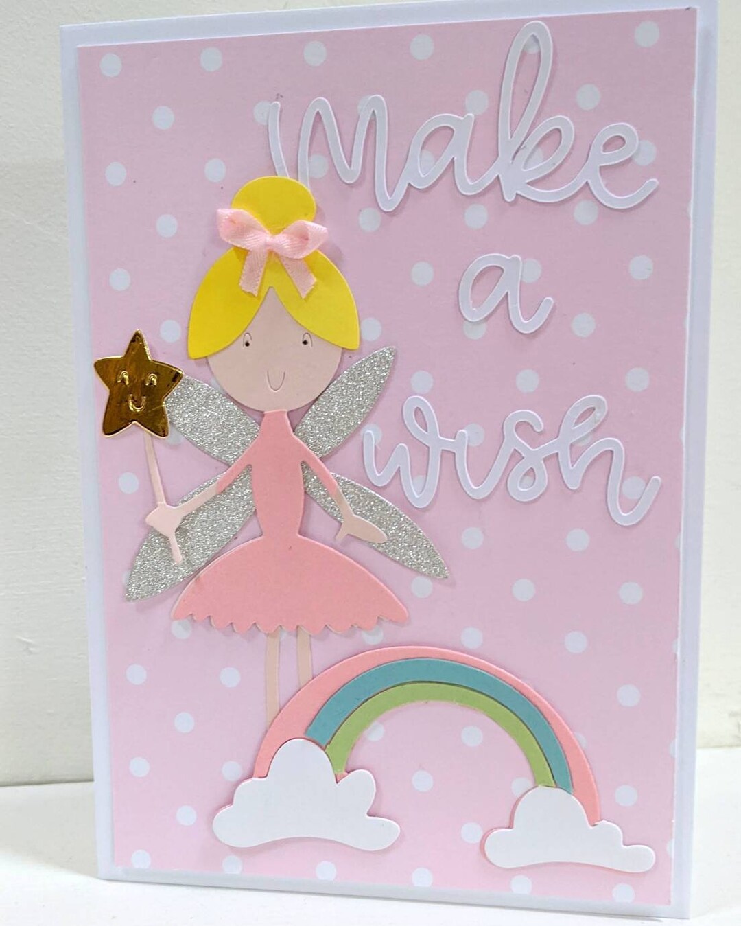 Make A Wish Fairy Birthday Card - Etsy