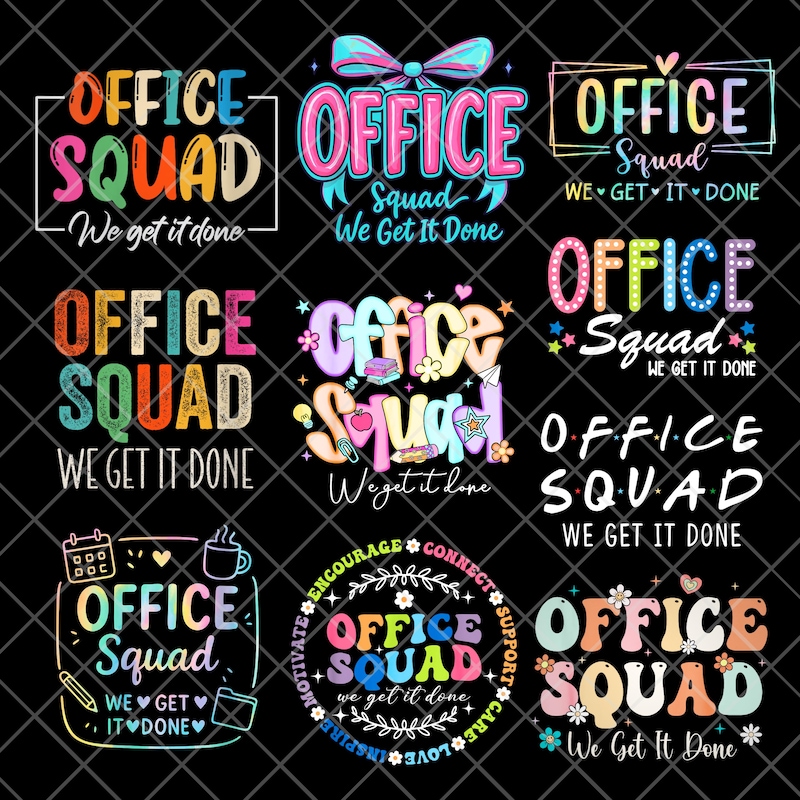 Office Crew Svg - Etsy