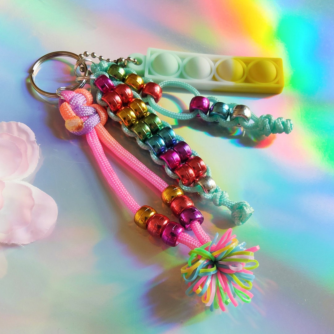 Fidget Toy Keychain,paracord Keychain,paracord Fidget Toy,anxiety ...