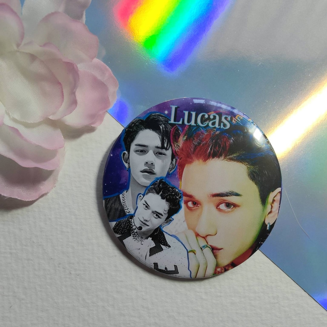 Lucas Pin,nct Lucas Pin,nct Lucas Badge,nct Pin,nct Badge,super M Lucas ...